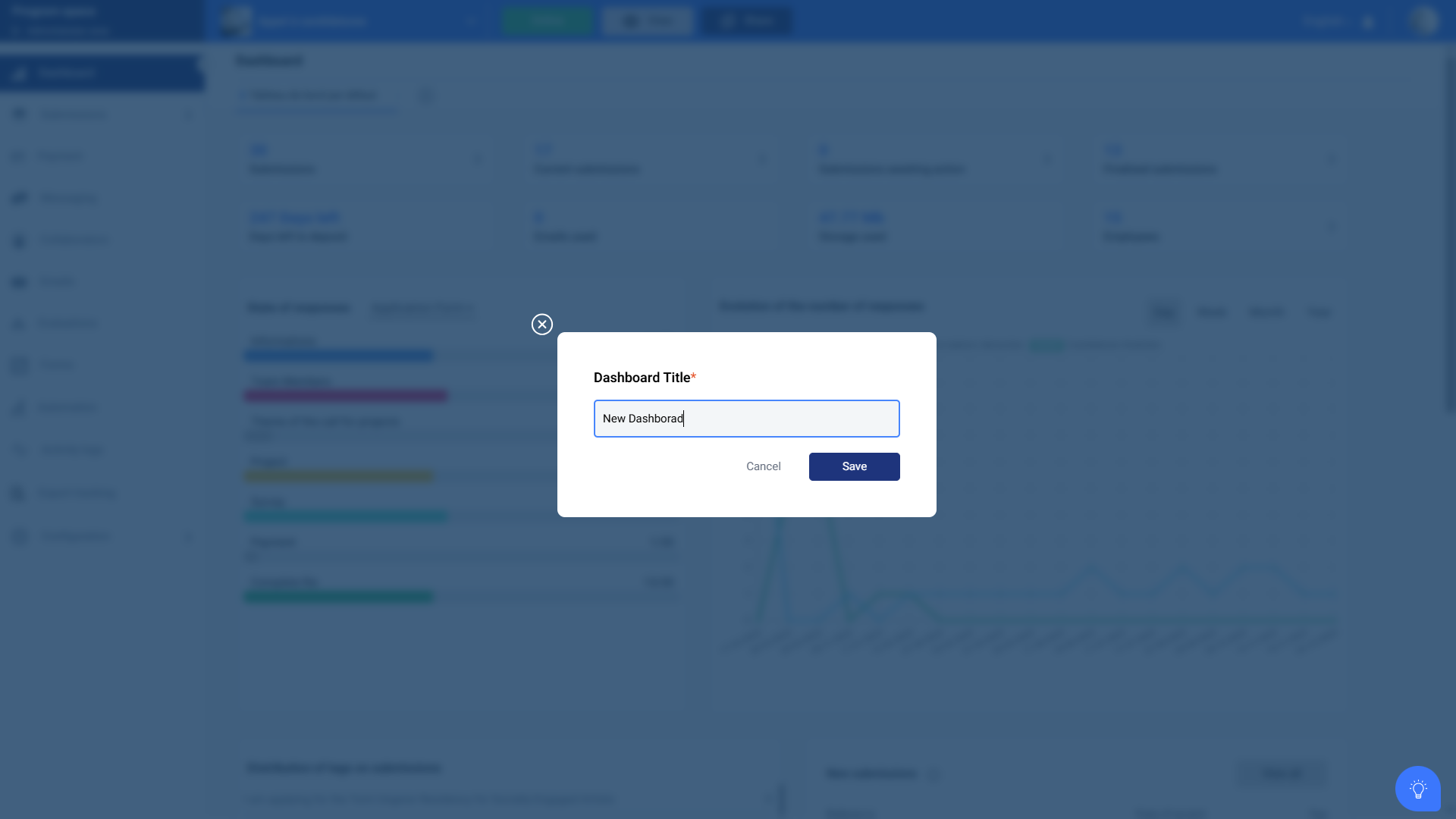 Create a customized dashboard